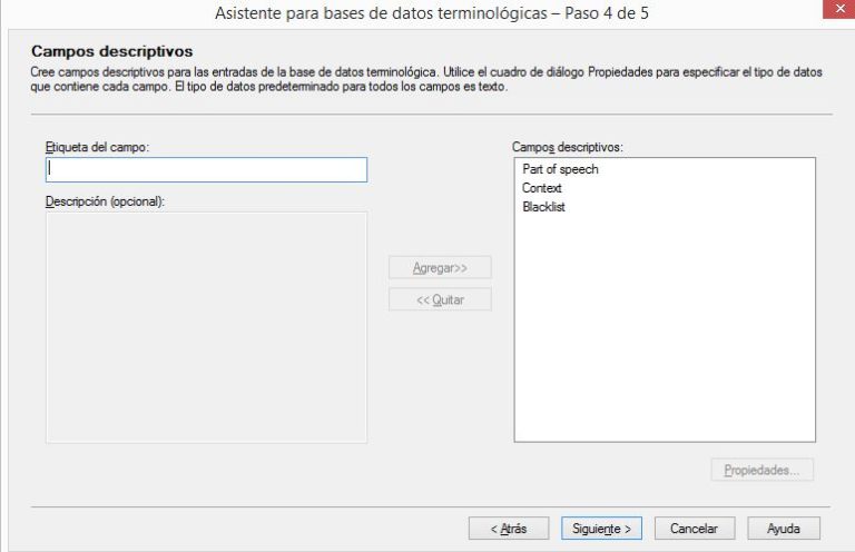 Creating databases on MultiTerm from an Excel glossary