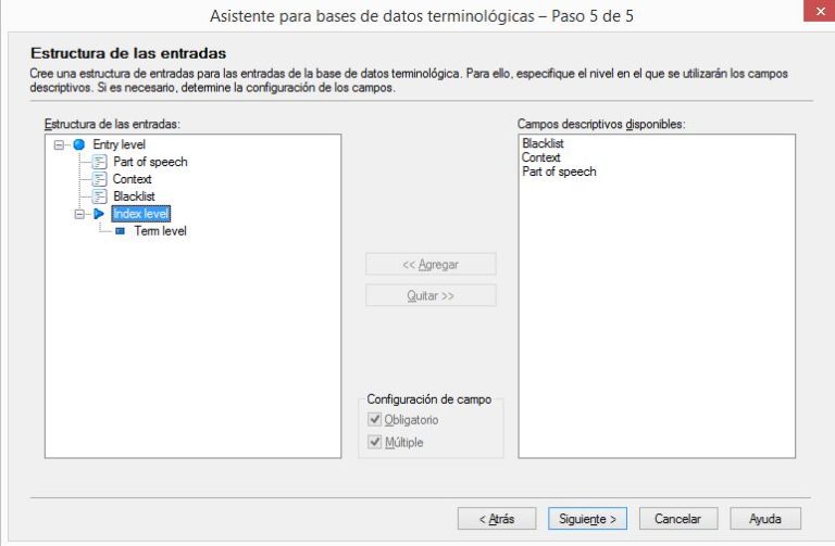 Creating databases on MultiTerm from an Excel glossary